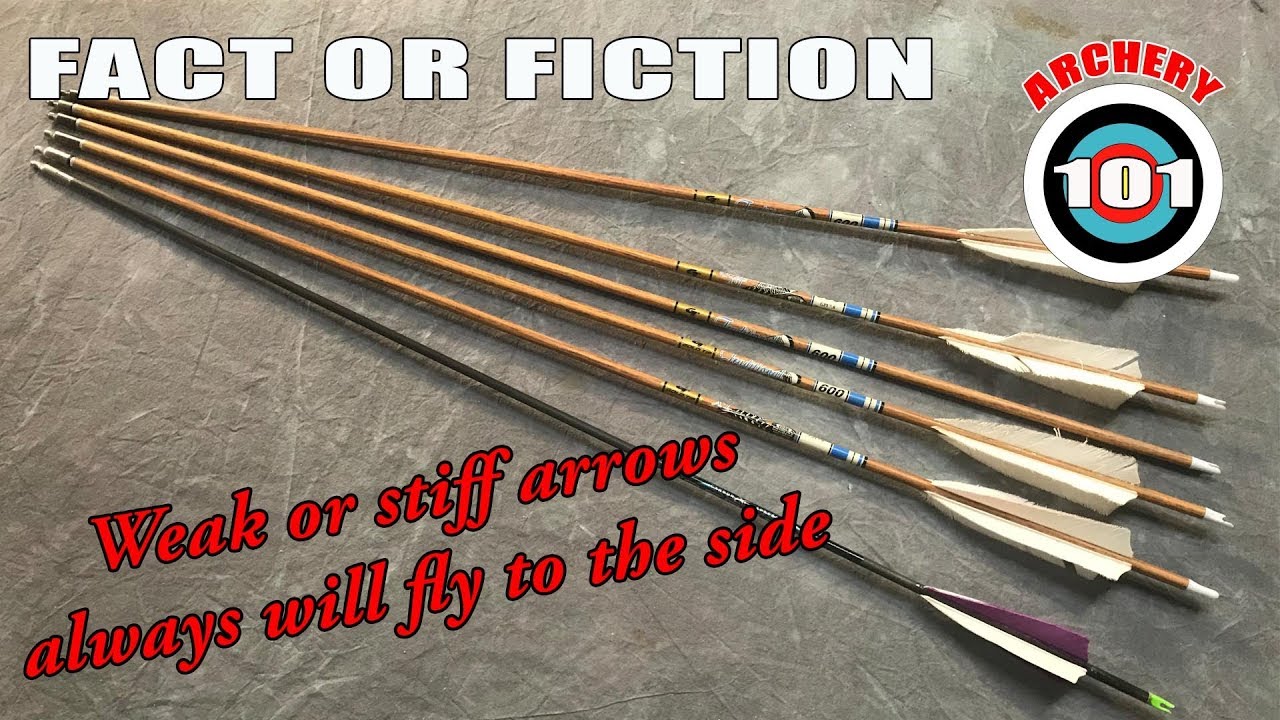 Trad Archery 101 - Fact Or Fiction - weaker / Stiffer arrows always fly ...