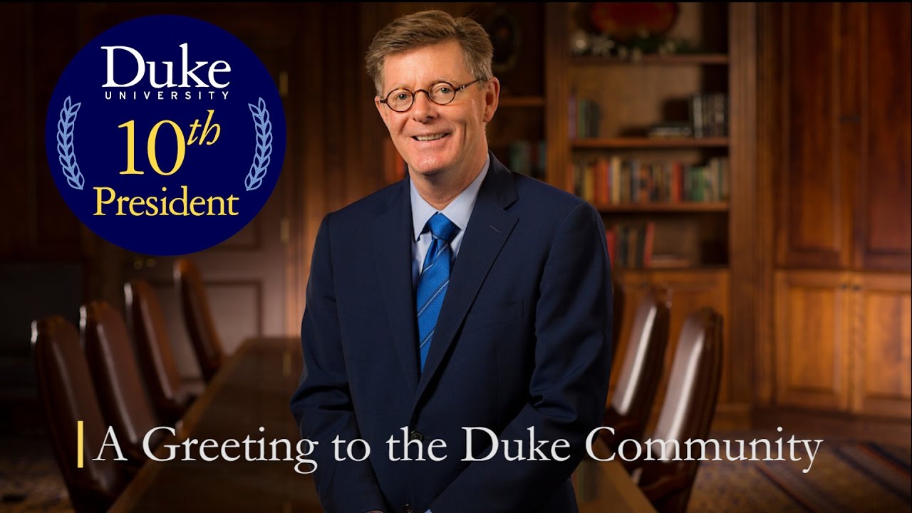 A Greeting to the Duke Community - YouTube