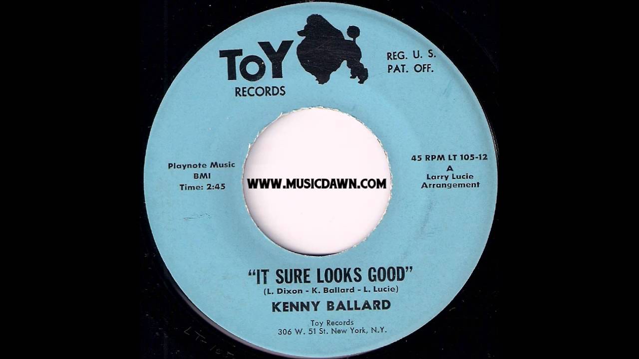 Kenny Ballard - It Sure Looks Good [Toy] 1965 RnB Soul 45 - YouTube