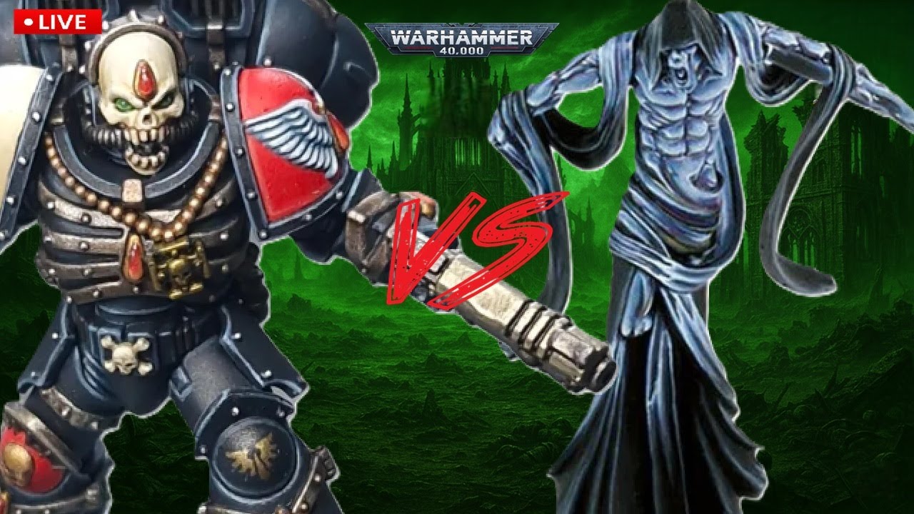Part 1! 🩸Blood Angels vs 💀 Necrons! Warhammer 40k Tabletop Simulator ...
