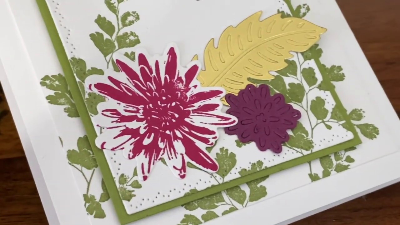 Custom Stamp Layering Technique - YouTube