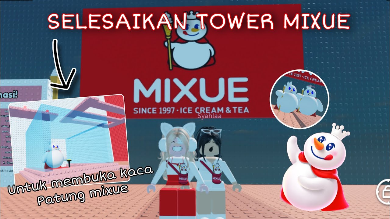 NYELESAIKAN TOWER MIXUE BARENG PEACHYRA!PATUNG MIXUENYA LUCU BANGET😆 ...