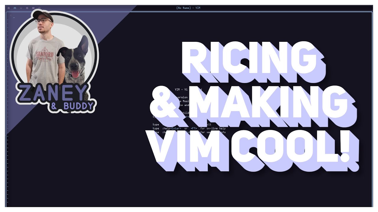 Ricing & Making Vim Cool! | Preparing For Rust Development! - YouTube