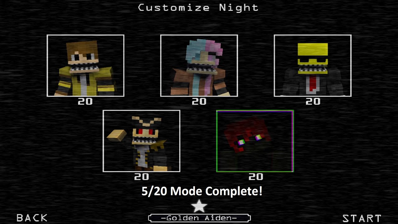Five Nights at Aiden's: Recoded - I beat the Golden Aiden Challenge! (5 ...