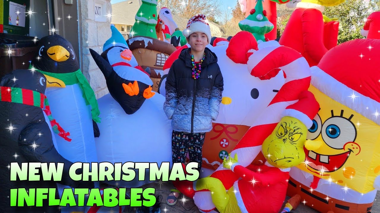 New Christmas inflatables for our collection - YouTube