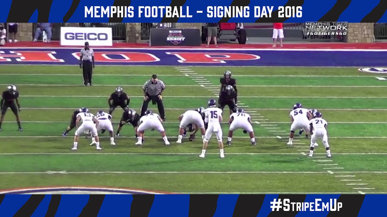 Memphis Football - Dustin Woodard Highlights - Signing Day 2016 - YouTube