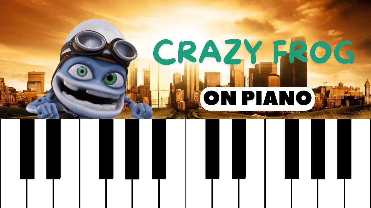 ALEX F - CRAZY FROG on piano (LESSON AND COVER) - YouTube