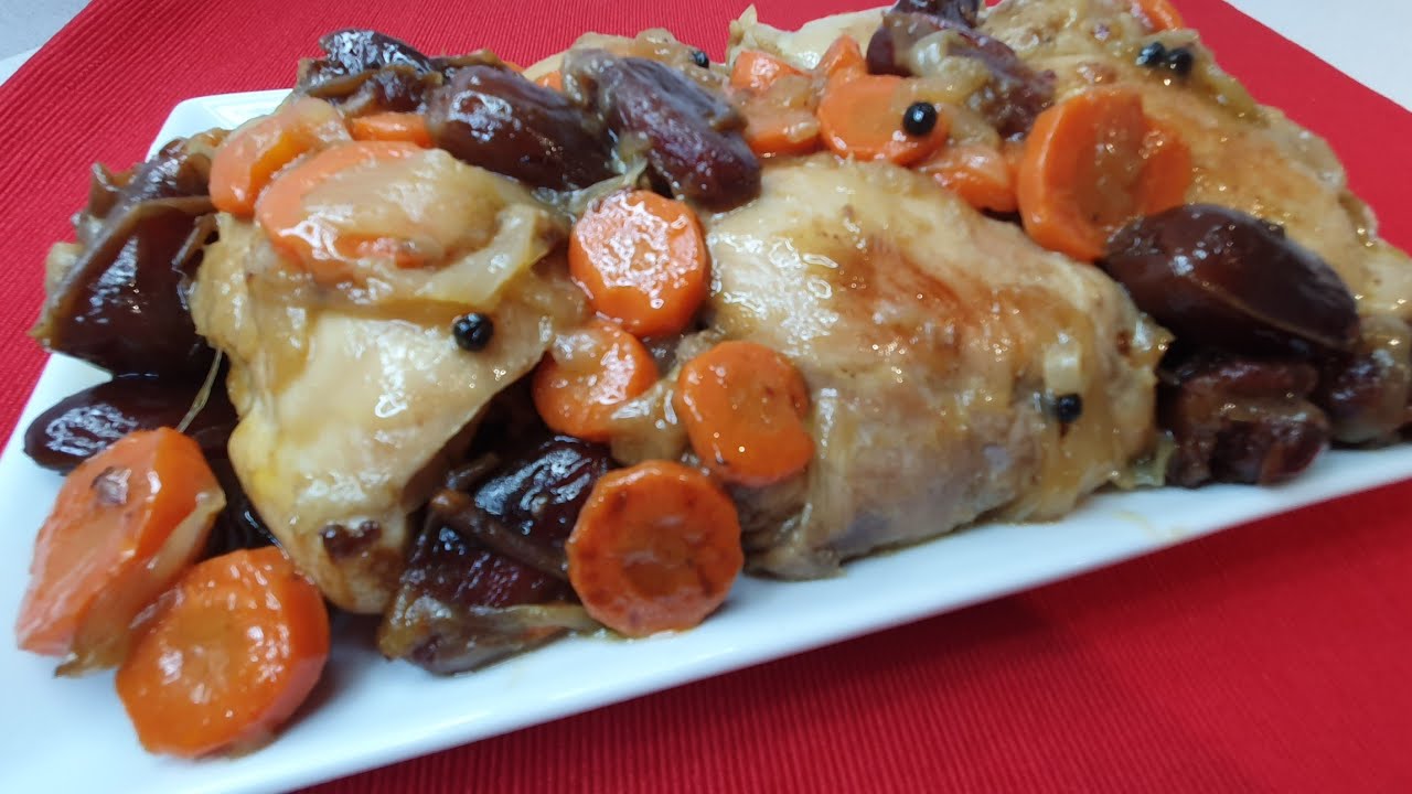 POLLO CON DÁTILES AL WHISKY. #pollo #navidad #nuberosaylila - YouTube