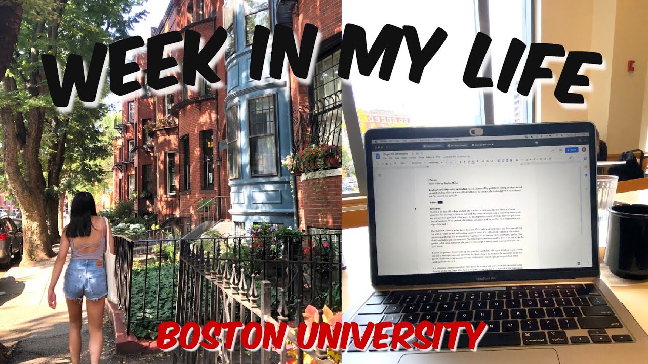College Week In My Life | Boston University - YouTube