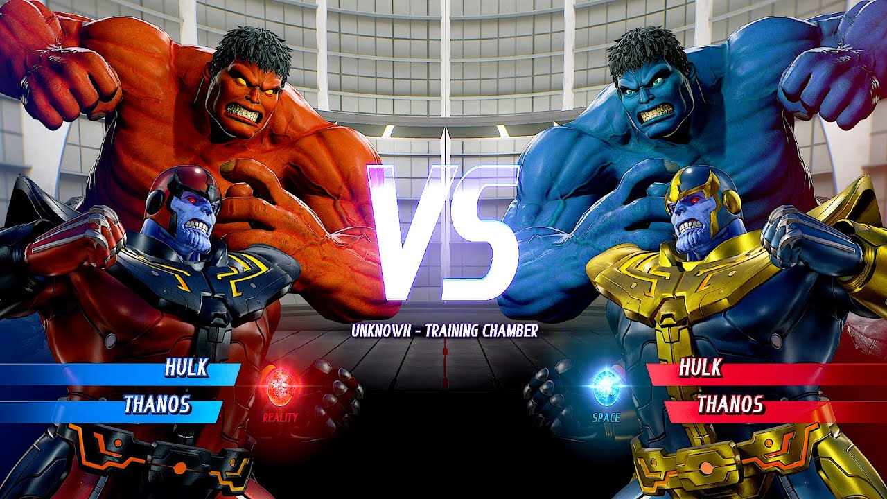 Hulk & Thanos Vs Hulk & Thanos [Very Hard AI] | Marvel vs Capcom ...