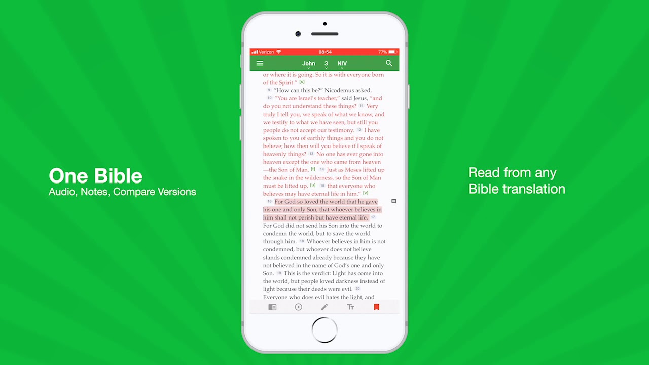 One Bible iOS App Preview - YouTube