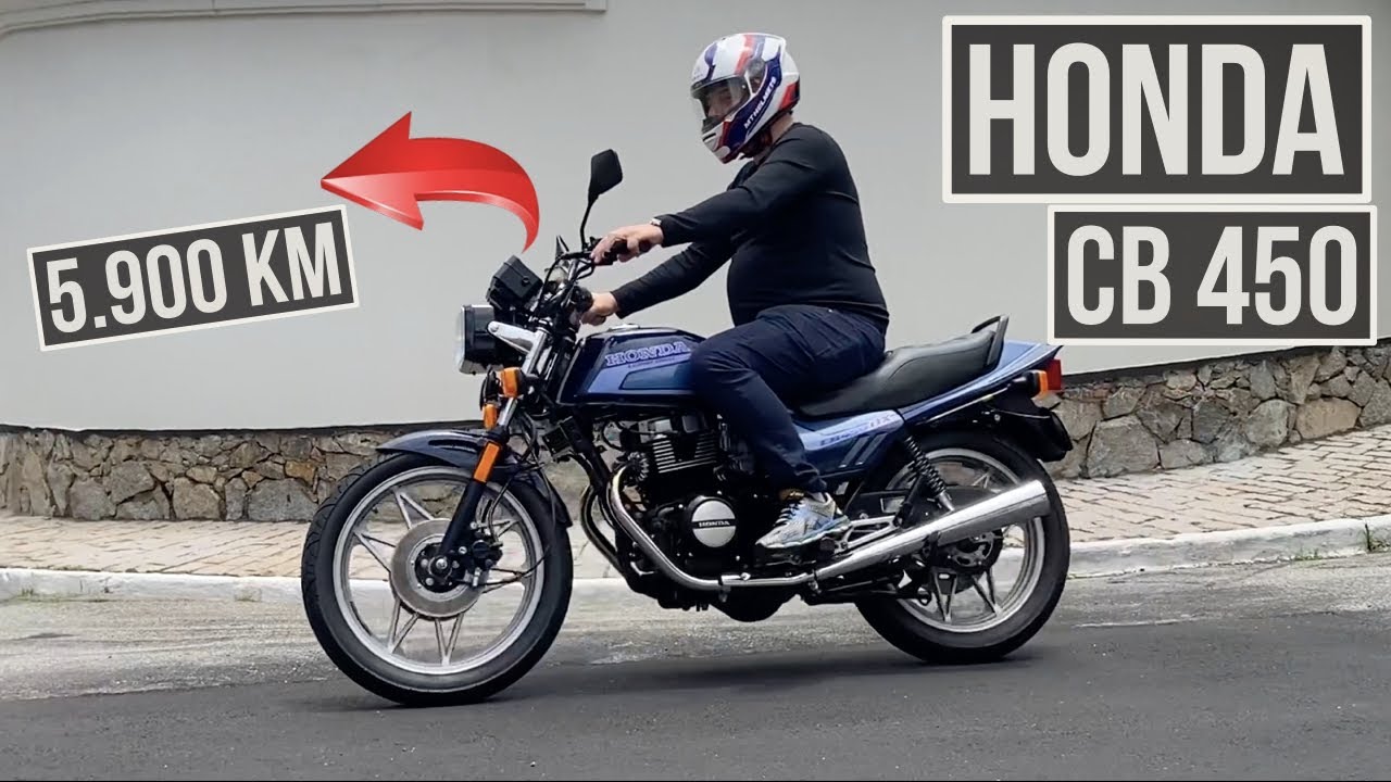 HONDA CB 450 DX Cl ssica De 1991 Marca 6 000 Km Rodados YouTube