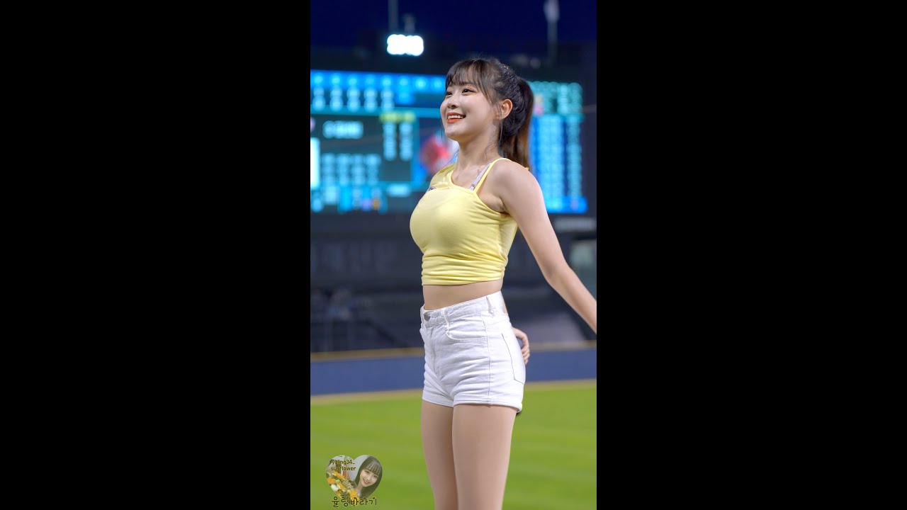 [4K] 변하율 치어리더(Byun Ha-Yul) - 23/06/10(토) 잠실(서울) '9회초 공격 자리바꿔서 응원모음 ...