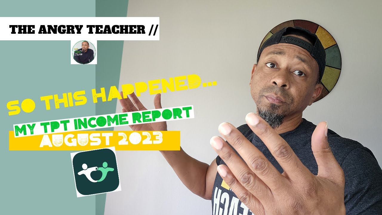 My August 2023 TPT Income Report || TeacherVlog || - YouTube