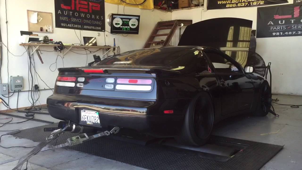 SR20 Swapped 300ZX Dyno - YouTube