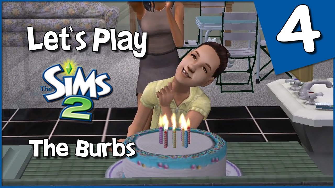 Let's Play The Sims 2 - The Burbs #4 - Promotions and a Birthday - YouTube