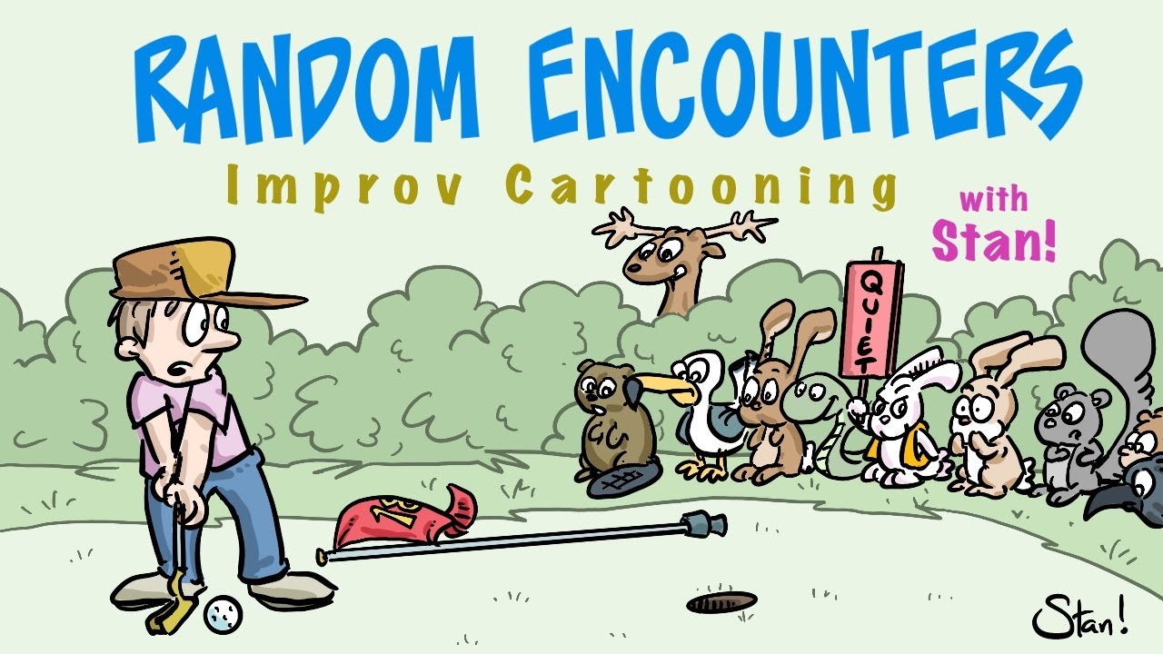 Random Encounters: Improv Cartooning (Episode 67) - YouTube