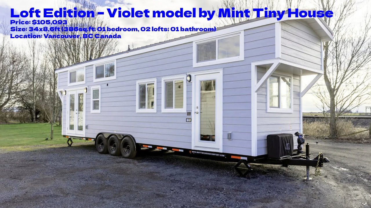 Incredibly Stunning "Loft Edition – Violet" Park Model by Mint Tiny ...