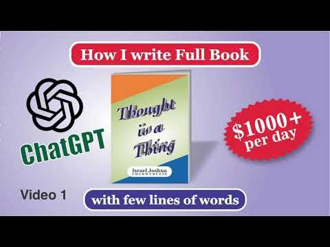 ChatGPT Tutorial: How to Write a Full Book within 24 hours | chat gpt ...