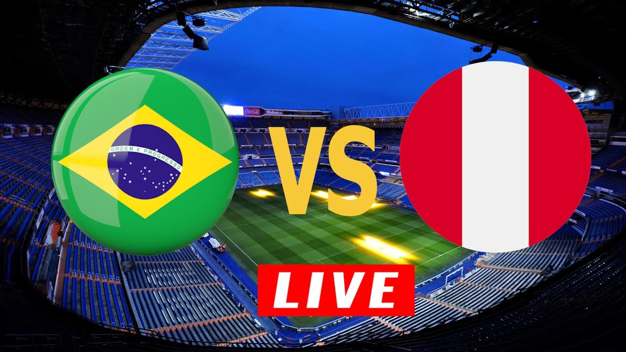 Brazil vs Peru Live Match 2021 HD || Qatar World Cup 2022 Qualifier ...
