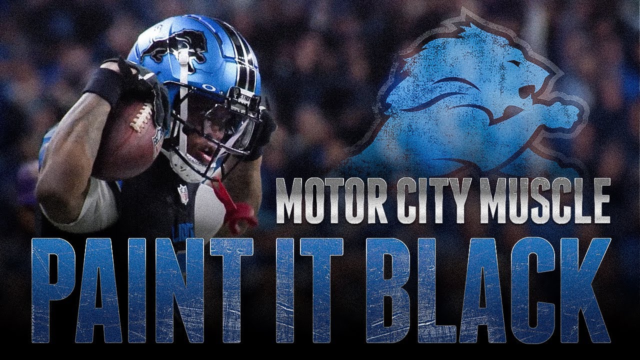 Detroit Lions | Motor City Muscle: Paint It Black | 2025 Cinematic ...