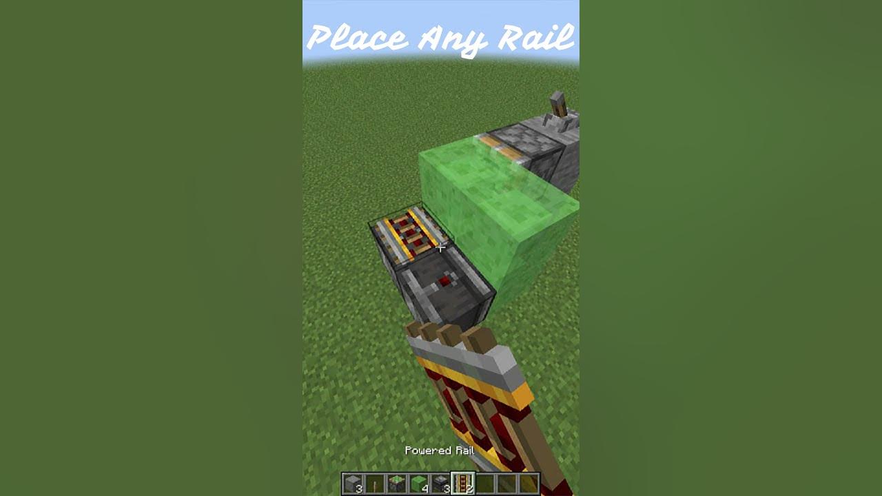 How To Build Rail Duper in Minecraft Java Edtion 1.17.1 - YouTube