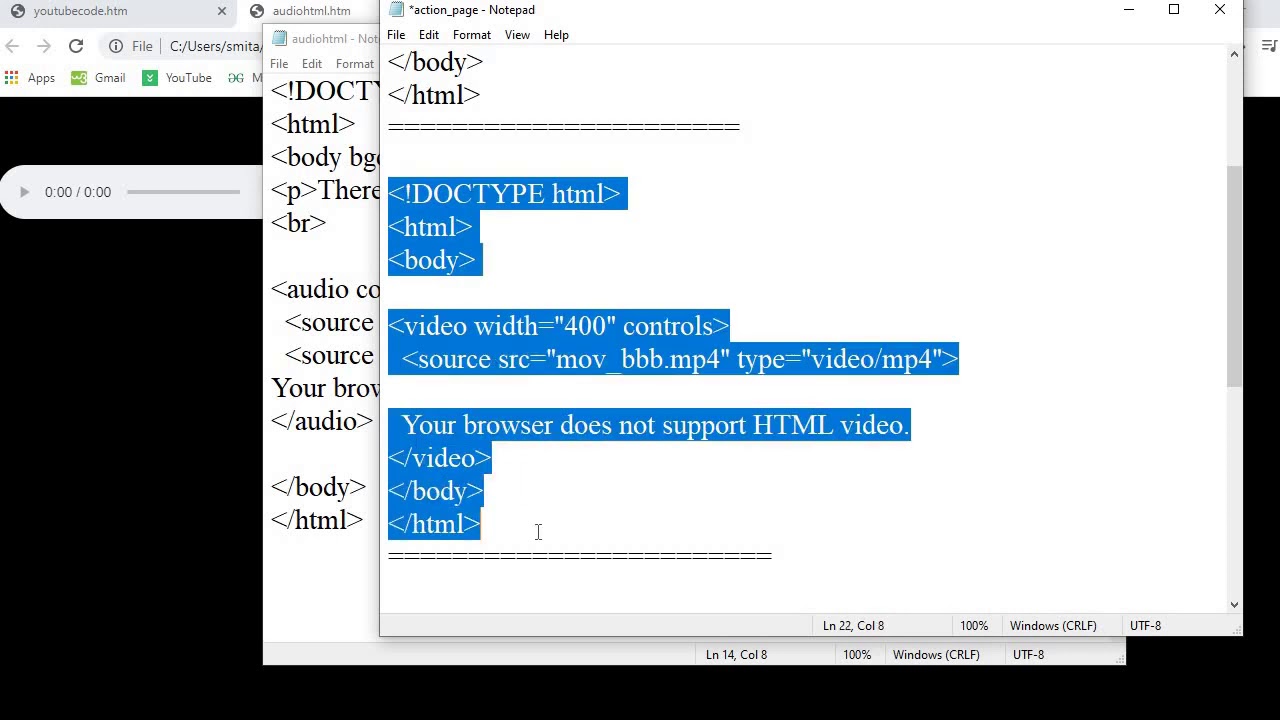 HTML_Advanced Tag - YouTube