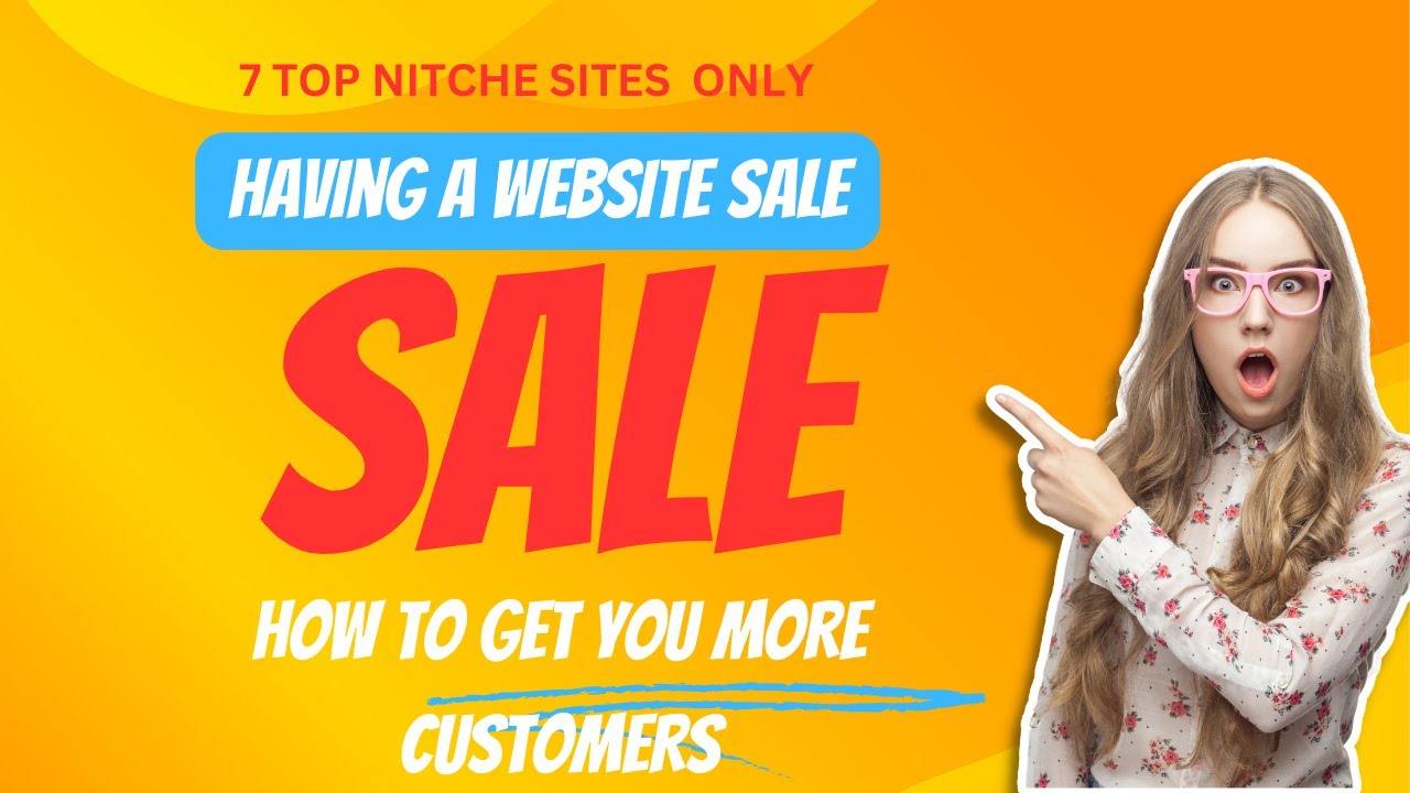 Websites On Sale |Website sale 7 Ready-to-Launch Niche Websites - YouTube