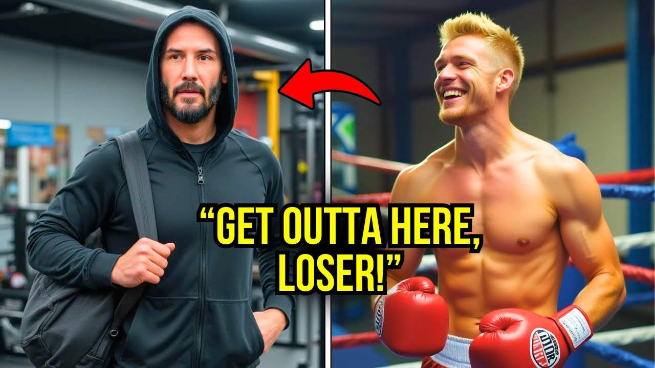 Young Boxer MOCKED Keanu Reeves, But when They Stepped into the ring ...