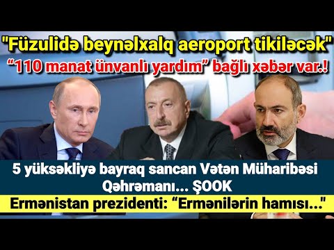 ƏSAS XƏBƏRLƏR (01.01.2021) “110 manat ünvanlı yardım” xəbərləri ilə bağlı rəsmi AÇIQLAMA