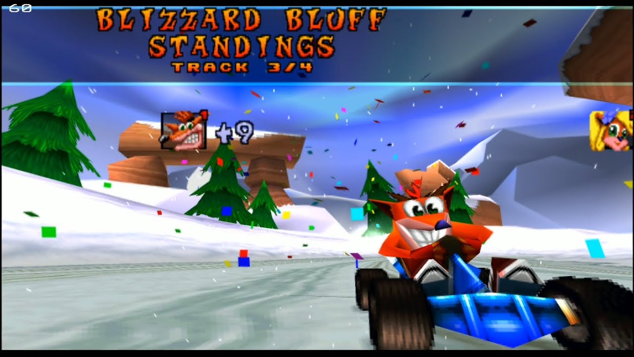 Crash Team Racing - PCSX / PS1 / PS ONE 60fps Widescreen 16:9 Gameplay ...