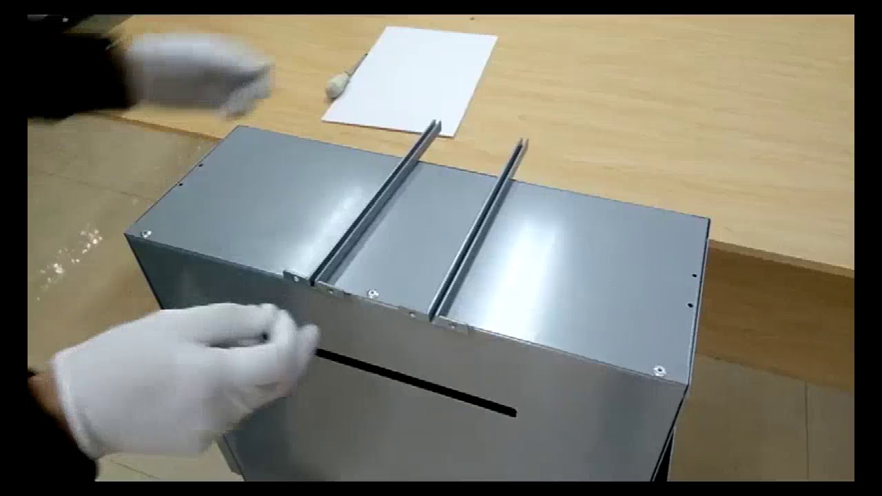 119577 METAL BALLOT BOX INSTRUCTIONS - YouTube