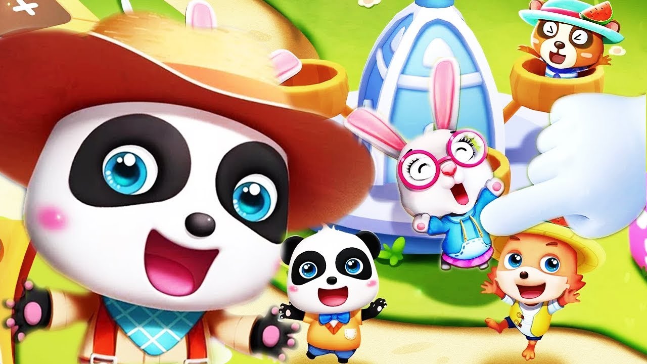 Baby Play The Carnival With Baby Panda's Beach Party - Fun Cartoon Kids ...