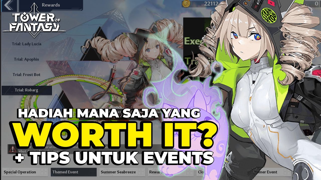 Tips Untuk Summer Seabreeze & Executor Traning Events - Tower of Fantasy - YouTube