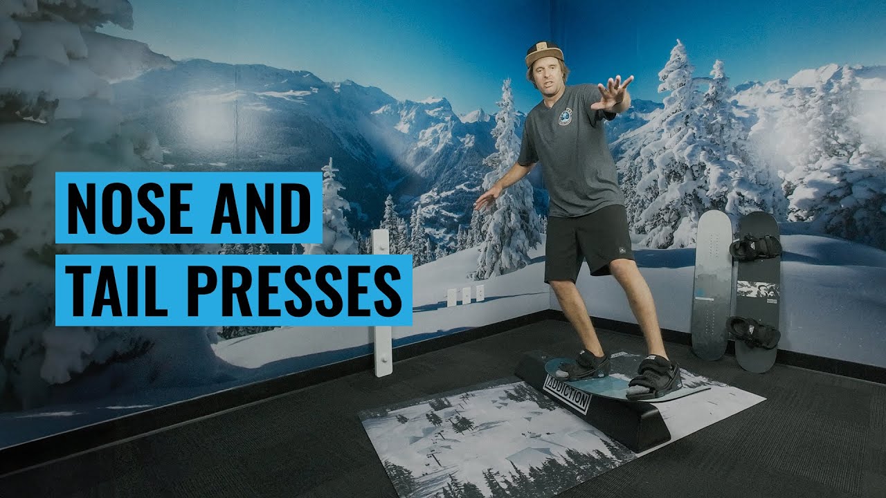 The Ultimate Snowboard Workout | Nose And Tail Presses - EP 5 - YouTube