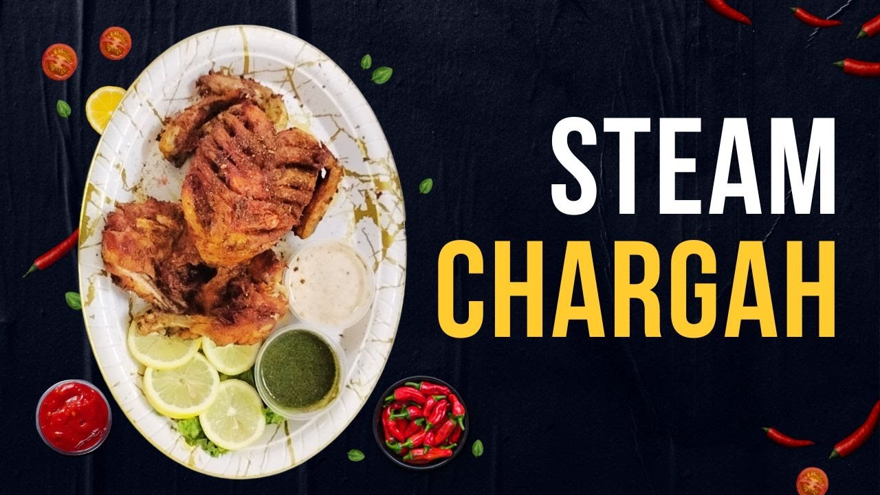 Lahori Chicken Chargah without Oven || Steam Chicken Chargah Recipe ...