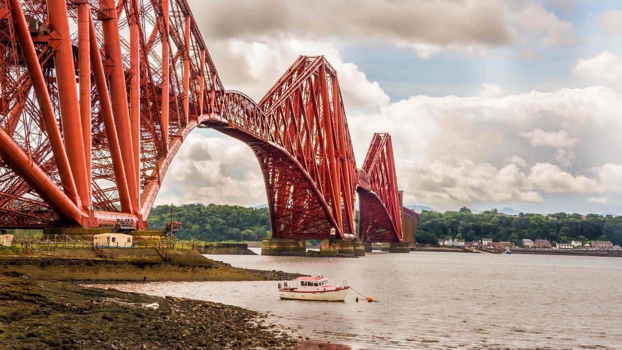 Firth of Forth Railway Bridge, Scotland - YouTube