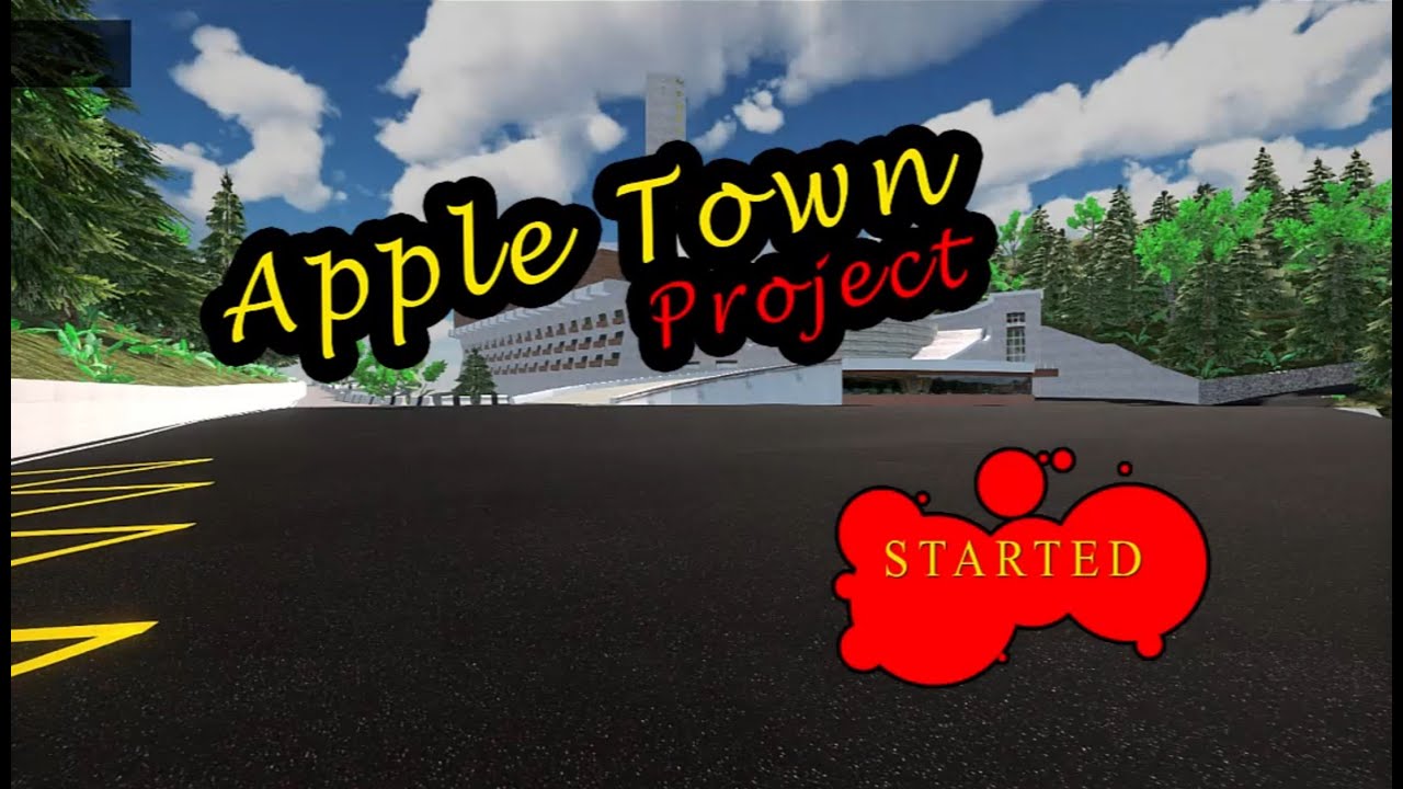 "Apple Town" - Делаю в свободное время игру. Моделирую город Алматы ...