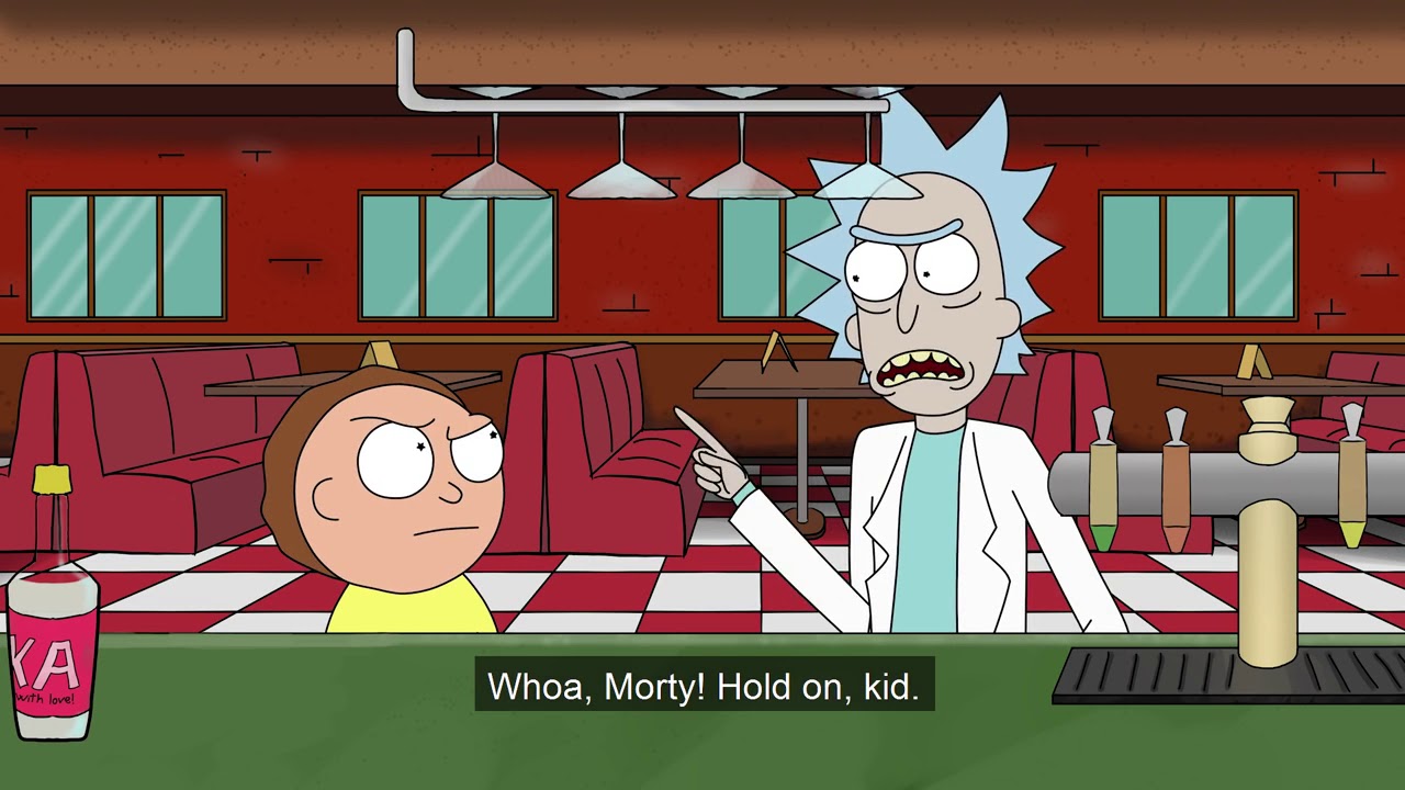 Rick and Morty at the bar - YouTube