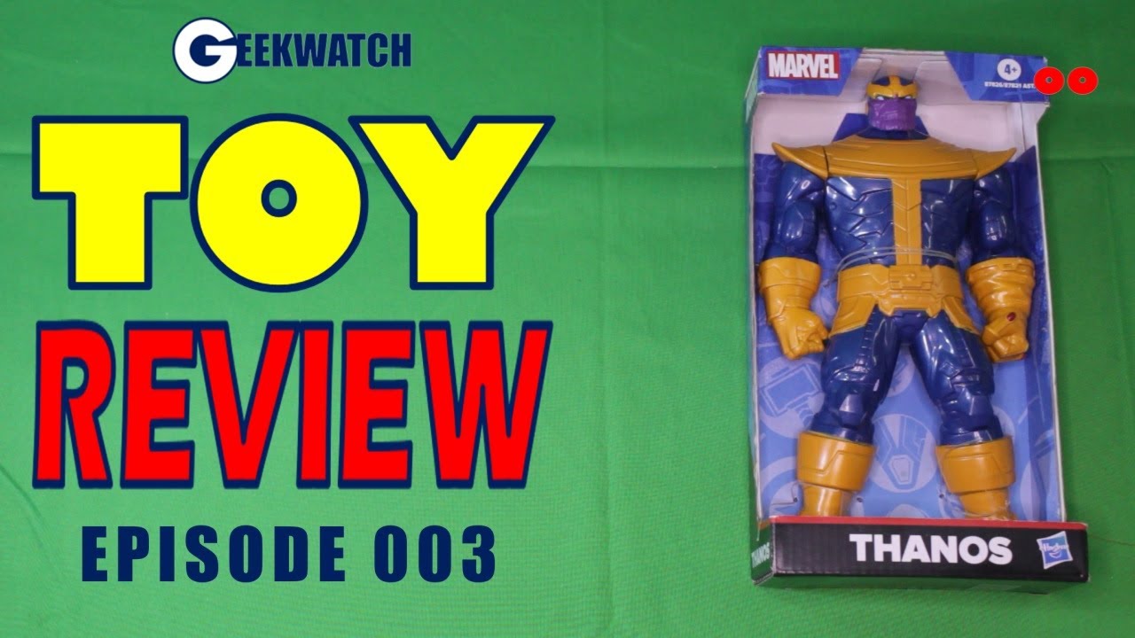 3-Star Toy Review Marvel's THANOS from Hasbro's 9.5" Olympus Series ...