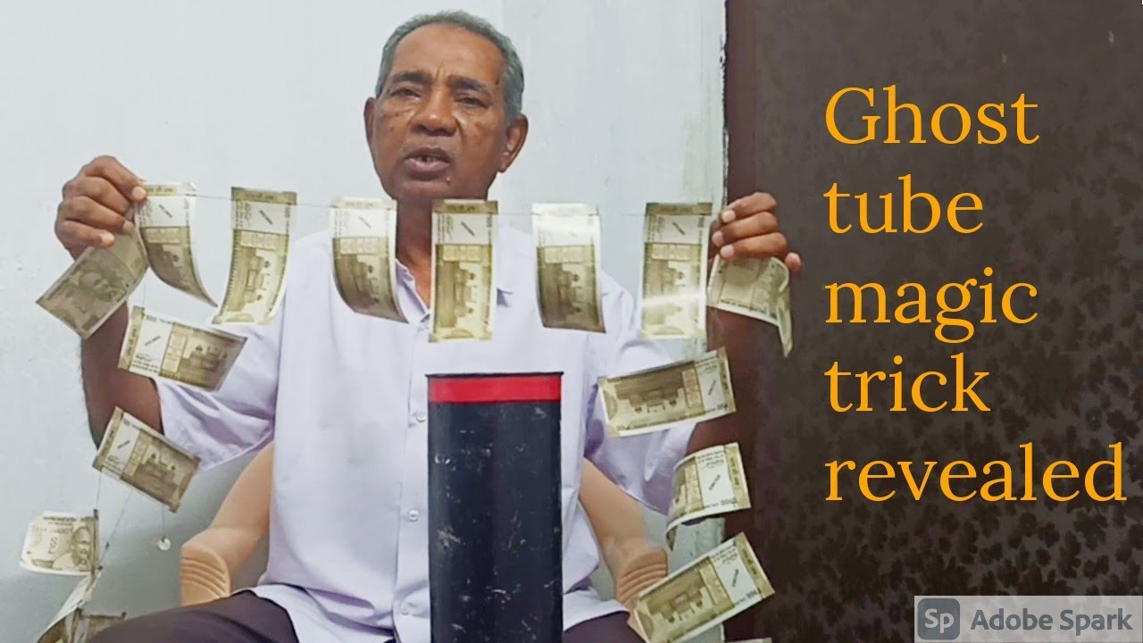 Learn Ghost tube magic trick. Magic trick revealed #magictrick #magic12 ...