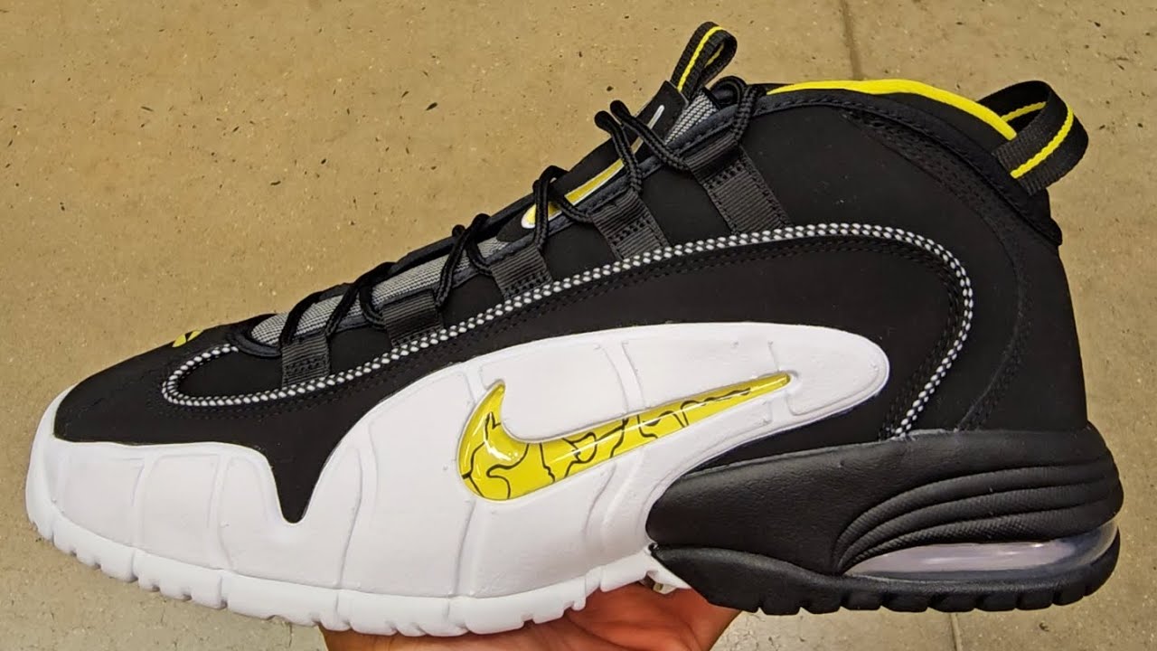 Nike Air Max Penny 1 Lester Middle School Opti Yellow 4K POV / Don ...