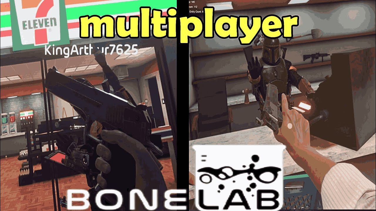 BONELAB MULTIPLAYER BUT WE ROB A 7/11 (patch 5) - YouTube