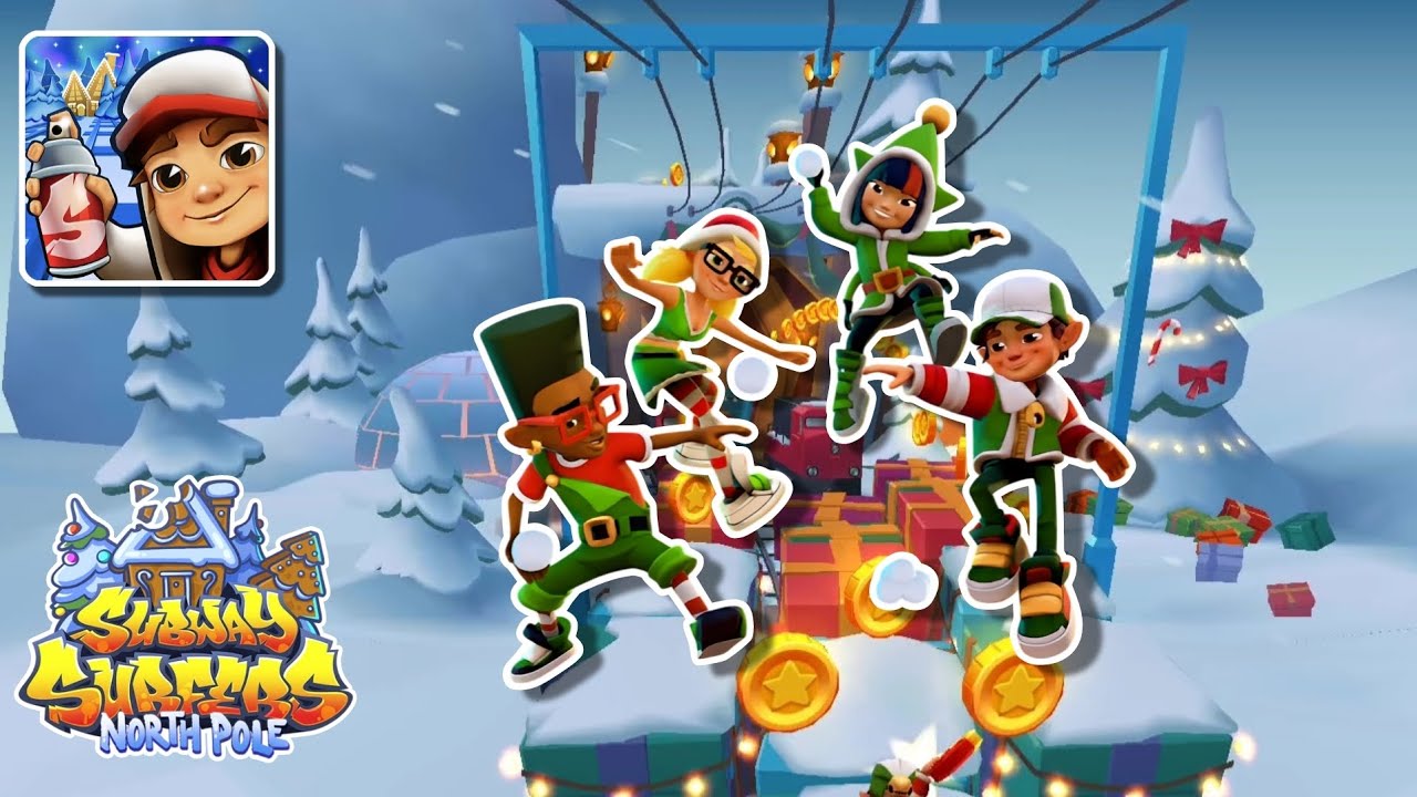 🎅 Elf Crew Bundle Gameplay Subway Surfers North Pole 2025 ️🎁 - YouTube