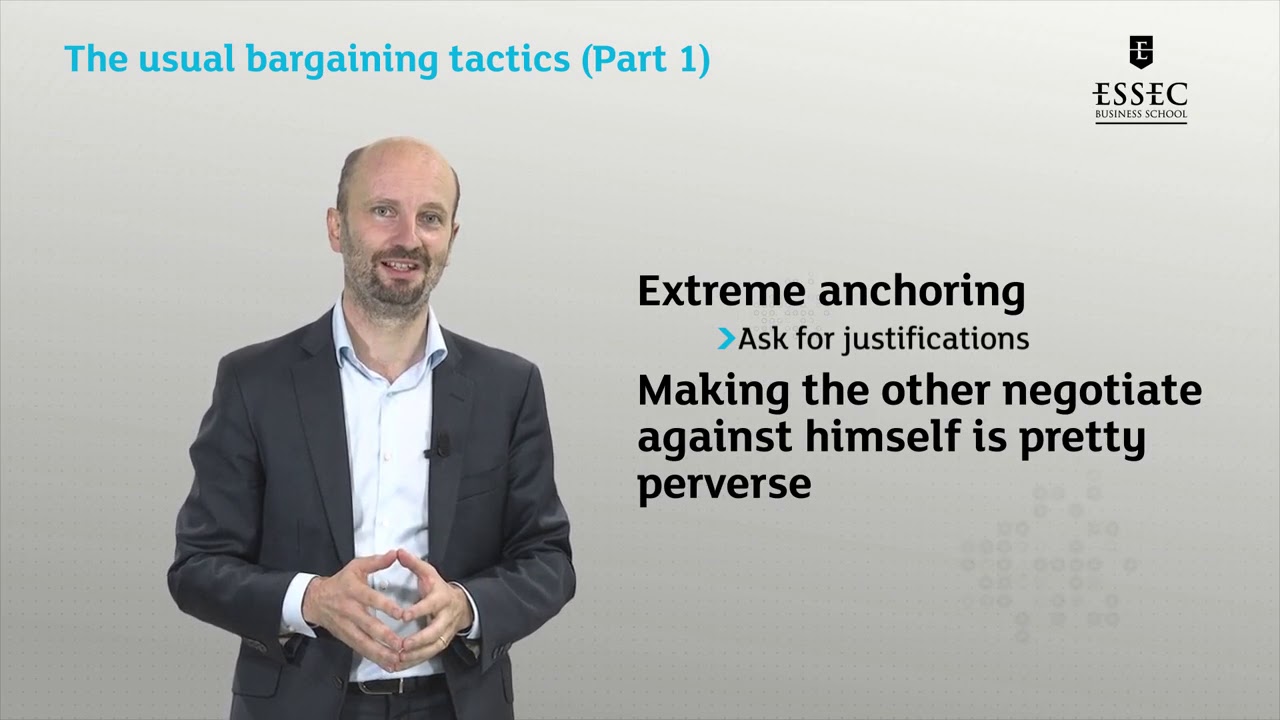 The usual bargaining tactics (Part 1) - Negotiation Fundamentals - YouTube
