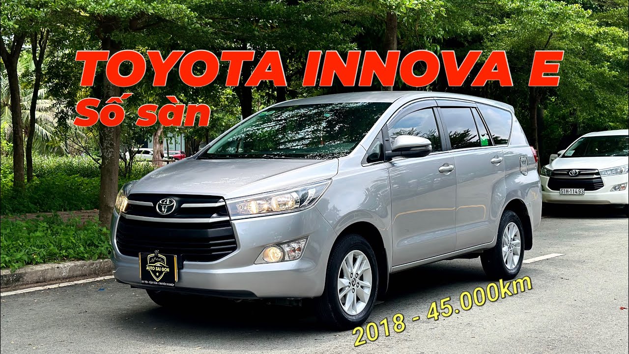 Toyota Innova E số sàn 2018 bs Tp HCM 45,000km 8 chỗ gầm cao rộng rãi ...