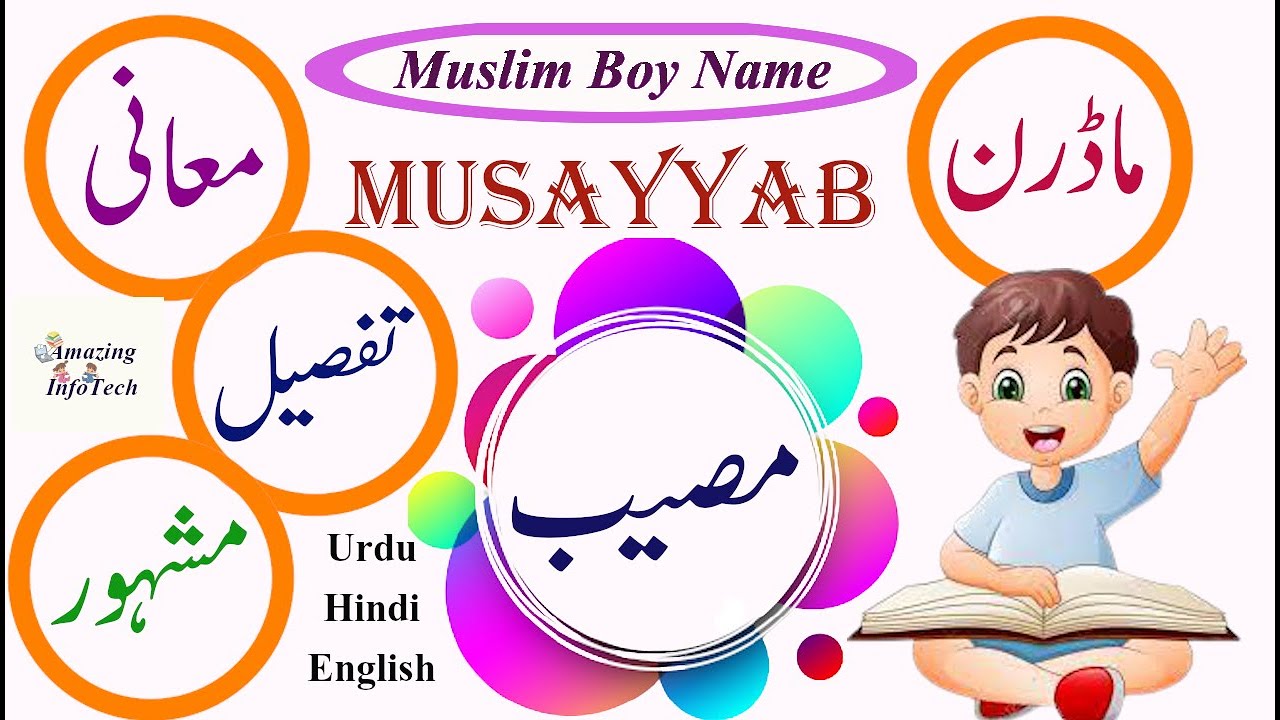 Musayyab(مصیب) Muslim Name For Boy in Urdu/Hindi/English | Islamic Name ...
