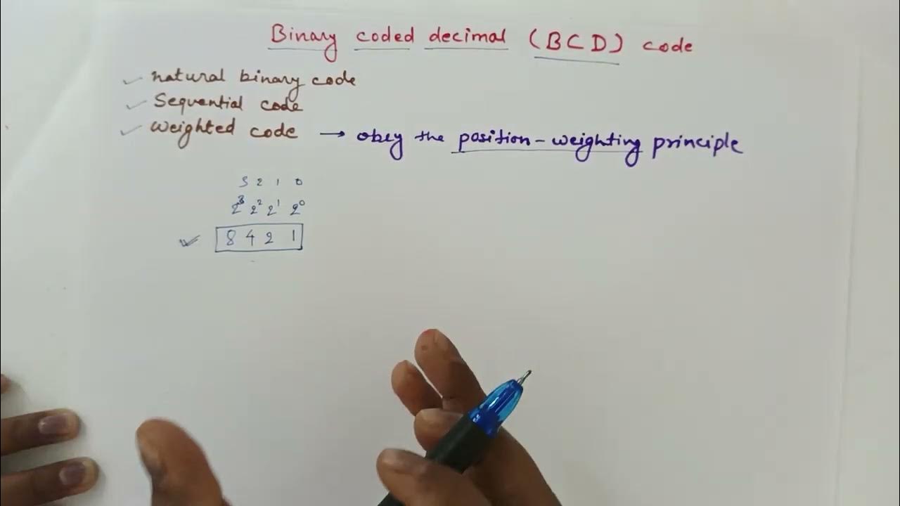 BCD codes | Decimal to BCD conversion | BCD to Decimal conversion ...