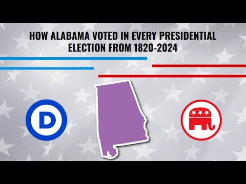 How Alabama voted in every Presidential Election | 1820-2024 - YouTube