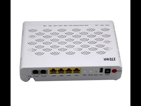 Configurar modem ZTE F460 Ip estatica WAN y HOTSPOT en VLAN - YouTube